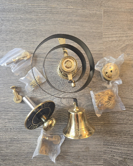 Clopot de usa din alama si fier,se utilizează la ușa de la intrare ...